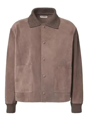 JW Anderson Suede Jacket - Grey