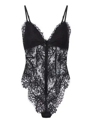 Zimmermann Lace Bodysuit - Black
