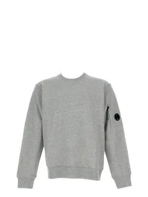 C.P. COMPANY C. P. Company Cotton Crewneck Sweatshirt - Grey