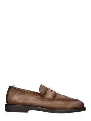 Officine Creative Suede Opera Flex Loafers - Brown