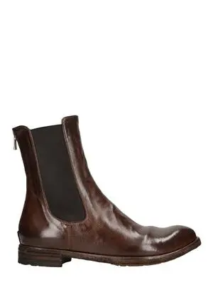 Officine Creative Lexikon Leather Chelsea Boots - Brown