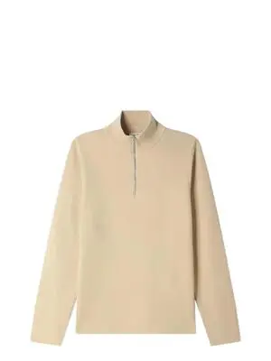 Sandro Half-zip Sweatshirt - Neutrals