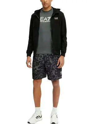 EA7 Logo-print T-shirt - Green