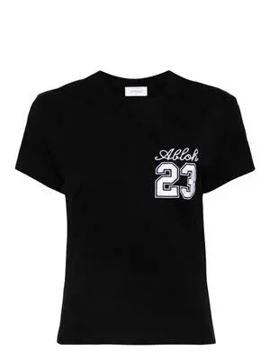 Off-White Logo-print Cotton T-shirt - Black