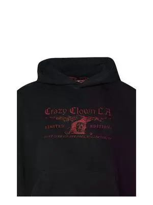 CRAZY CLOWN L.A. Crazy Clown Town Logo-print Hoodie - Black