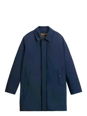 Woolrich Cloud Lamar Single-breasted Coat - Blue