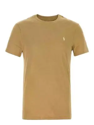 Polo Ralph Lauren Logo-embroidered T-shirt Neutrals