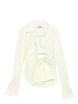 VIVIENNE WESTWOOD Draped Shirt - Neutrals