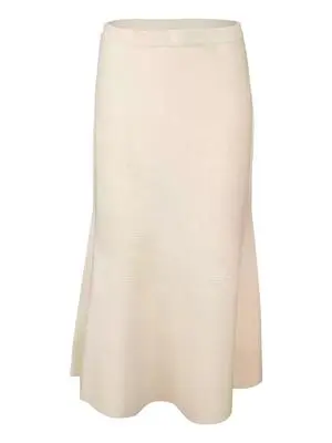 Simkhai Kasey Knitted Midi Skirt - Neutrals