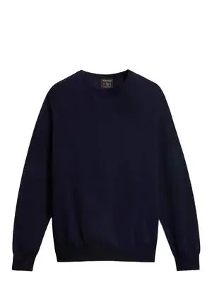 Woolrich Crew Neck Wool Jumper - Blue