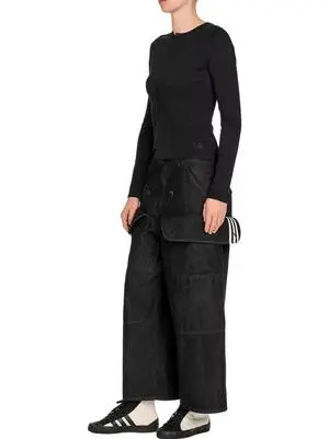 Y3 Fitted Long-sleeve T-shirt - Black