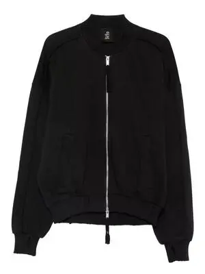THOM KROM Zip-up Panelled Jacket - Black