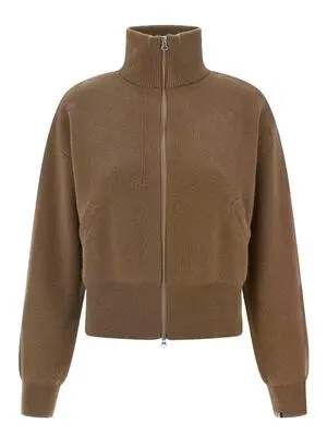 Extreme Cashmere Xtra Cute Jacquard-knit Cardigan - Brown