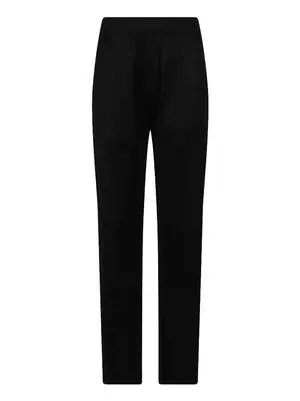DONDUP Logo Plaque Straight-leg Track Pants - Black