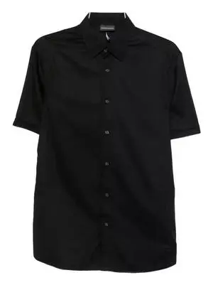 Emporio Armani Short-sleeves Button-up Shirt - Black