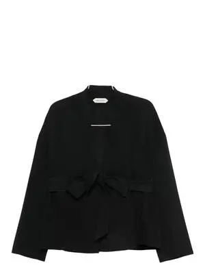 Alberta Ferretti Belted Jacket - Black