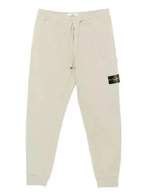 Stone Island Logo-patch Track Pants - Neutrals