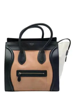 Celine Mini Luggage Tote Bag - Brown