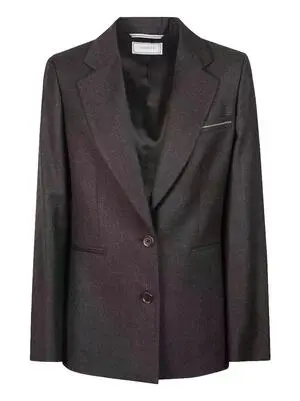 Peserico Single-breasted Blazer - Brown