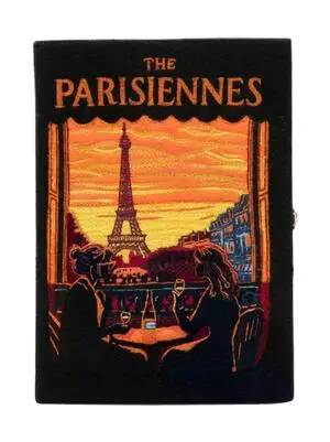 OLYMPIA LE-TAN The Parisiennes Book Clutch Bag - Black