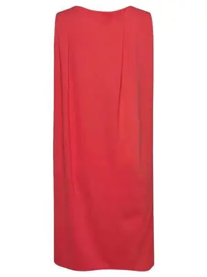 CLUB21 Pleated Sleeveless Mini Dress - Red