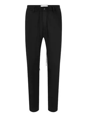 DRYKORN Drawstring Waist Trousers - Black