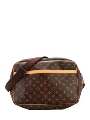 LOUIS VUITTON Reporter Bag Monogram Canvas Gm Crossbody Bag - Brown