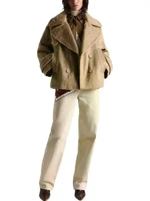 Dorothee Schumacher Double-breasted Textured Coat - Neutrals