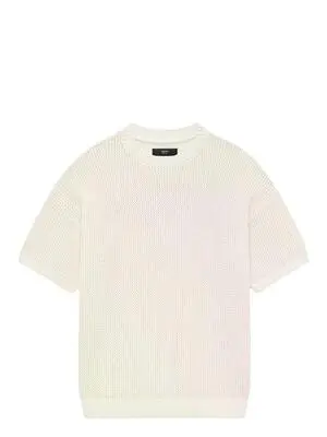 Amiri Crochet T-shirt - Neutrals