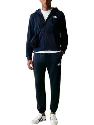 The North Face Simple Dome Logo-print Zip-up Hoodie - Blue