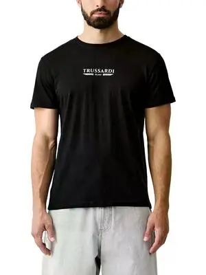 TRUSSARDI Logo-print T-shirt - Black