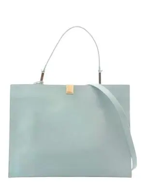 Balenciaga 2018-2026 Leather Le Dix Satchel - Blue
