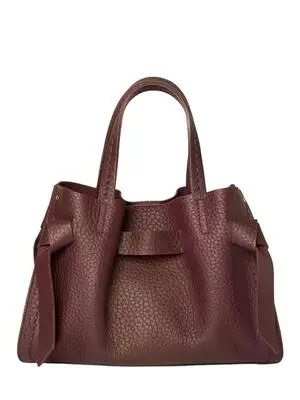 VISONA` Vittoria Knot-detail Tote Bag - Red
