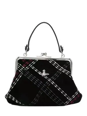 VIVIENNE WESTWOOD Granny Check Mini Bag - Black