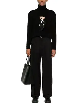 Ralph Lauren Polo Bear Cashmere Sweater - Black