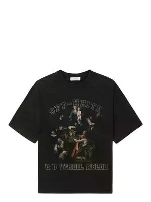 Off-White Mary Skate Cotton T-shirt - Black