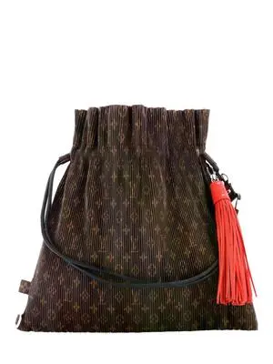 LOUIS VUITTON Explorer Pleated Monogram Canvas Mm Shoulder Bag - Brown