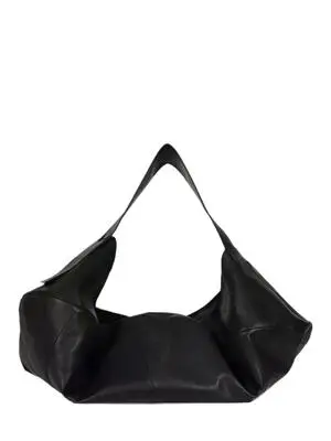 TAAKK Panelled Leather Shoulder Bag - Black