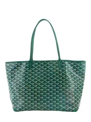 Goyard Artois Tote Coated Canvas Mm Shoulder Bag - Green