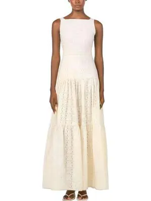 Agua Bendita Abeja Playa Maxi Dress - Neutrals