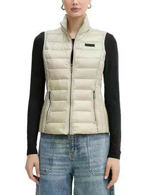 Armani Exchange Slim-fit Quilted Gilet - Neutrals
