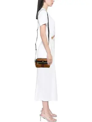 Gucci 2000-2015 Mini Suede Web Ophidia Crossbody Bag - Brown