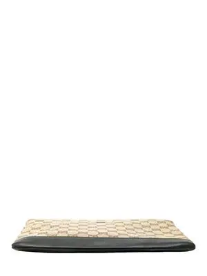 Gucci Gg Canvas Clutch Bag - Neutrals