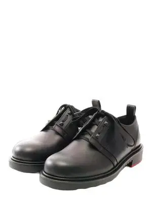 Valentino Garavani Rockstud Leather Derby Shoes - Black