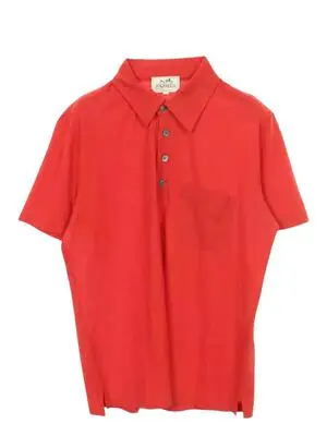 Hermès 2010s Chest Pocket Polo Shirt - Red