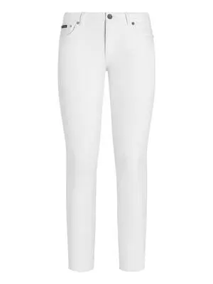 Dolce & Gabbana 5-pocket Stretch Denim Trousers Denim And Jeans Multi-colored - Multicolor