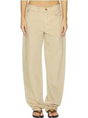SLVRLAKE Ella Barrel Jeans - Tan