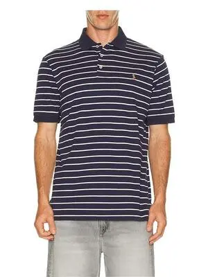 Polo Ralph Lauren Soft Touch Thin Stripe Polo In . Also - Blue