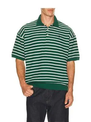 Polo Ralph Lauren Jacquard Textured Striped Polo In . Also - Green