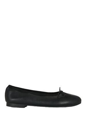TONY BIANCO Chelsea Flat With Bow Detailing - Black